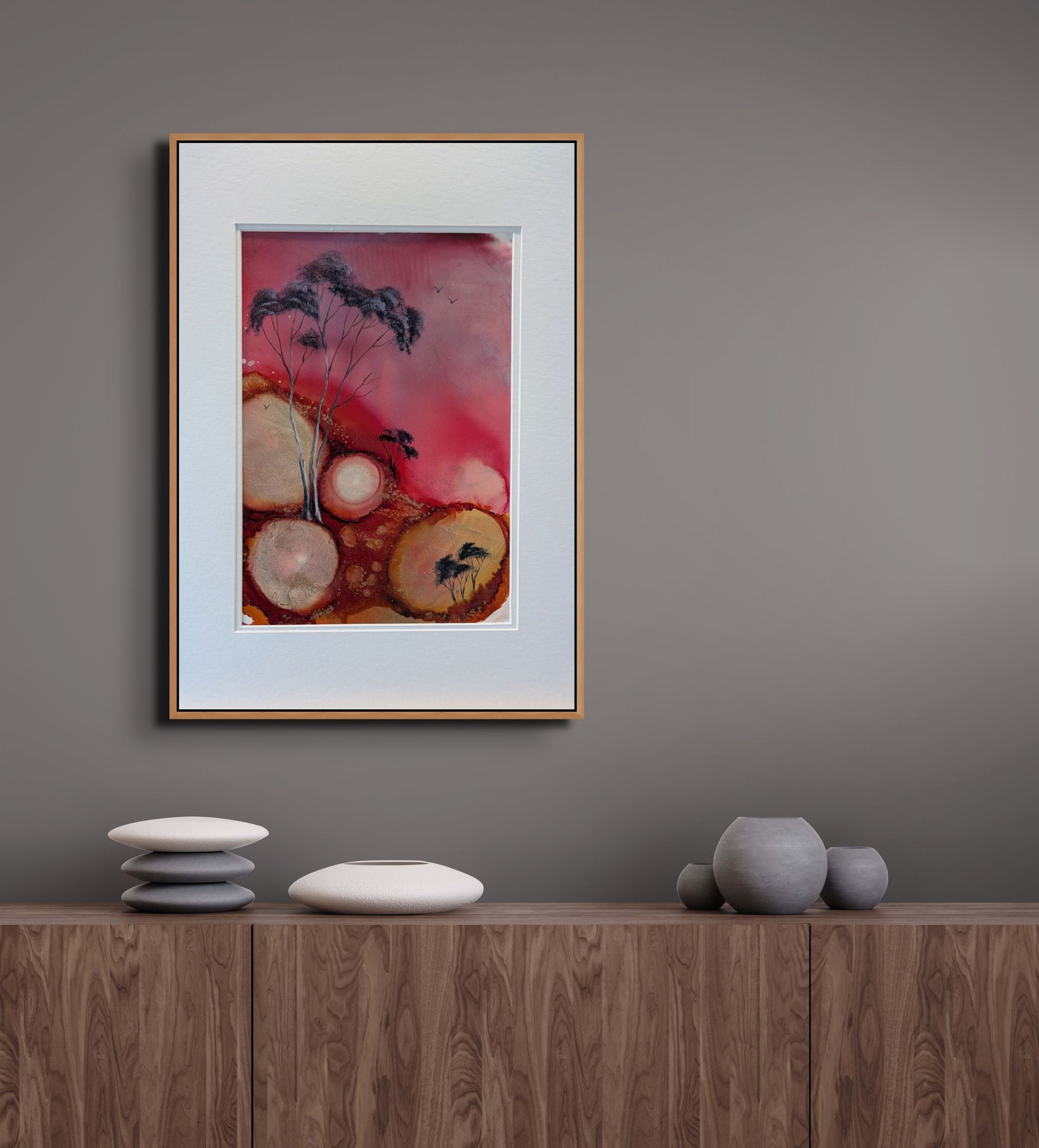 Claret Rise – Suzy French Art